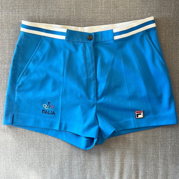 Fila | Shorts | Vintage Fila Italia 997 Olympics Royal Blue Shorts Size ...